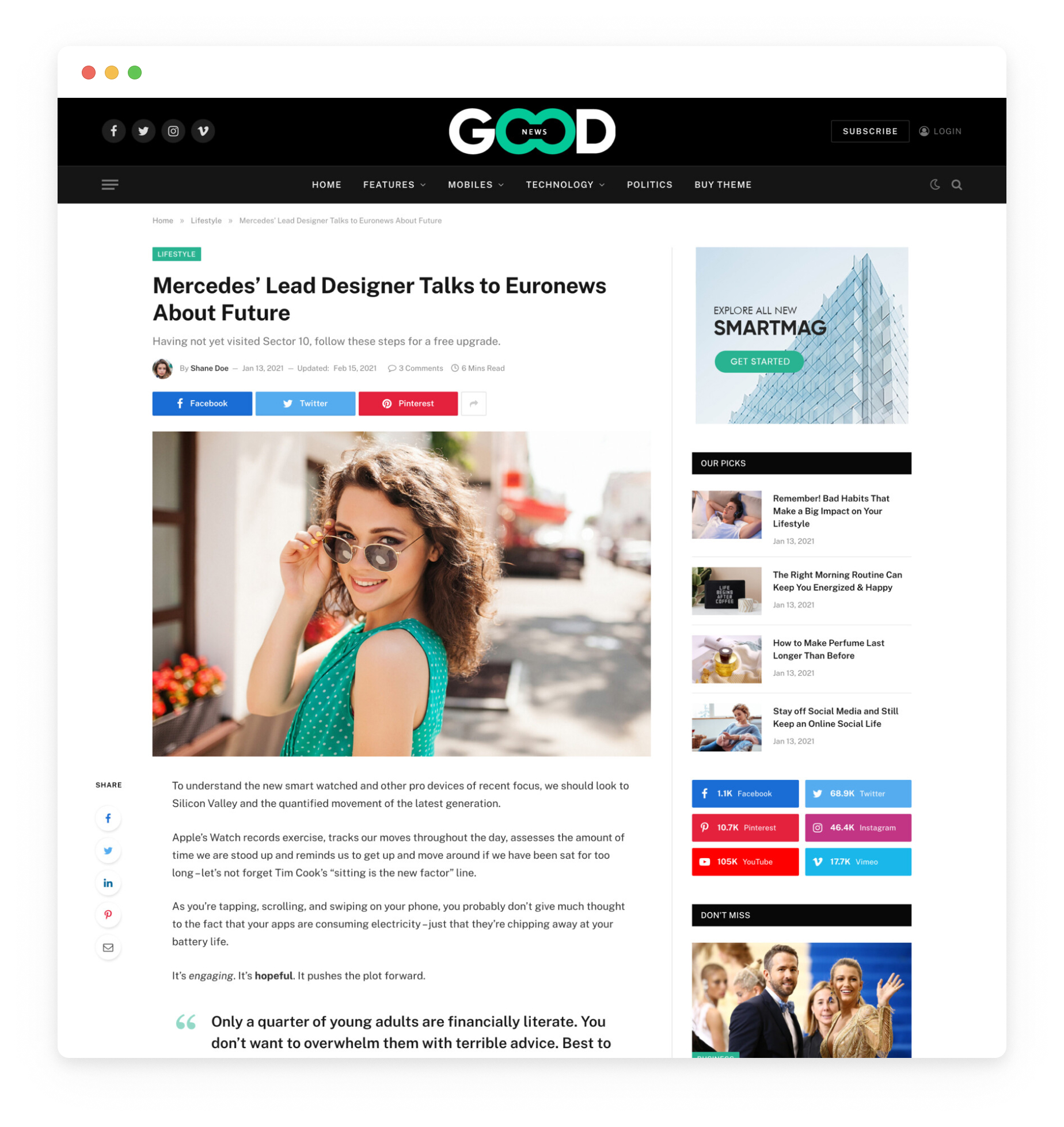 SmartMag - Best WordPress News & Magazine Theme 2023