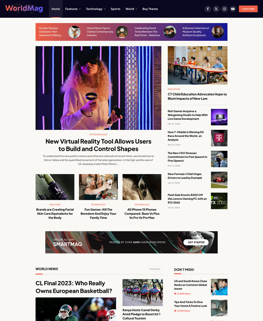 SmartMag - Best WordPress News & Magazine Theme 2025